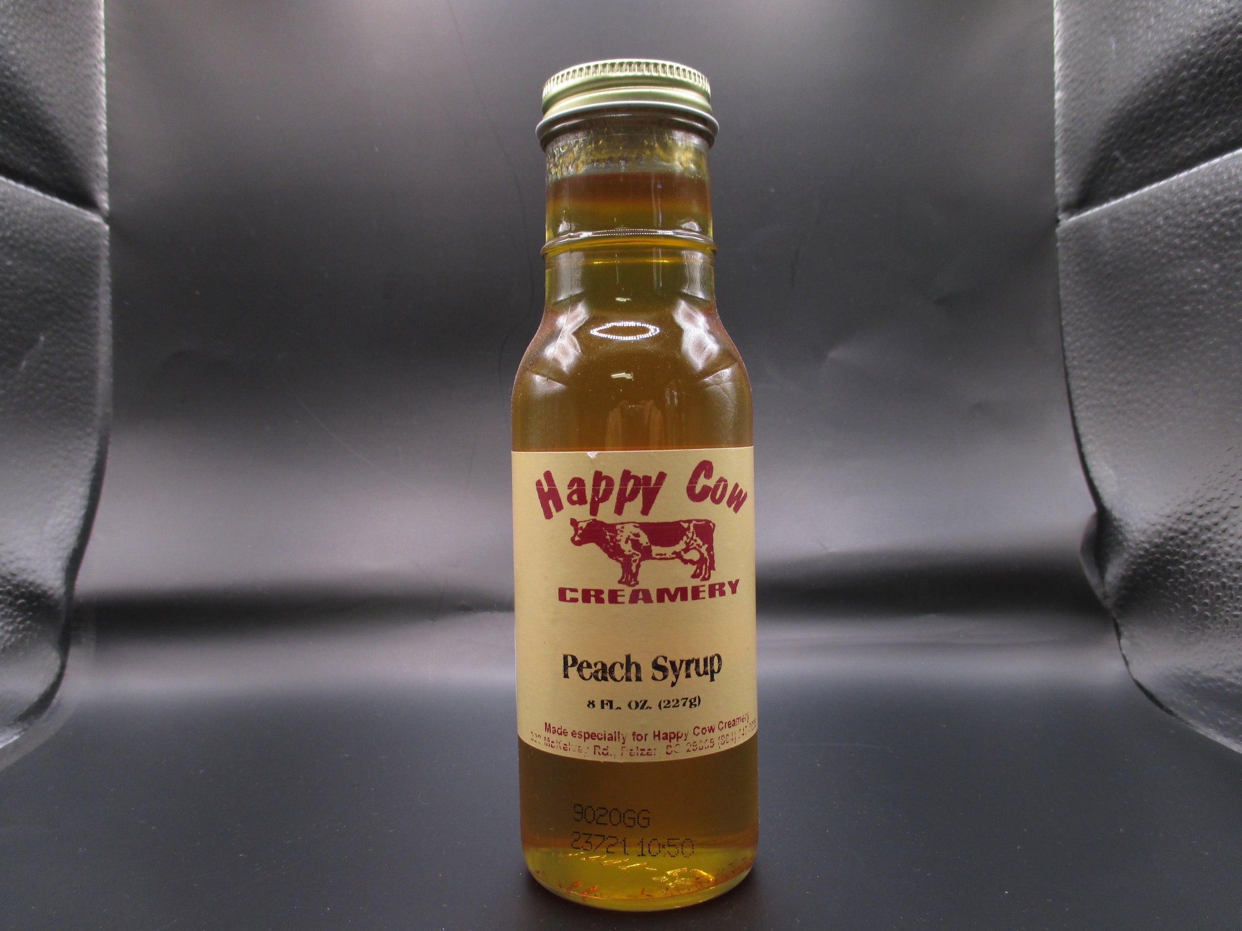 Happy Cow Peach Syrup | Happy Cow Creamery